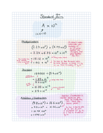 GCSE/IGCSE Standard Form Revision sheet | Teaching Resources
