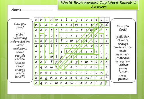 World Environment Day Puzzle Pack | Teaching Resources