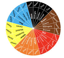 AQA Colour Synonym Wheel for Ambitious Vocabulary | Teaching Resources