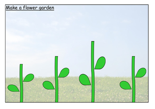 Create a Flower Garden Dough Mat | Teaching Resources