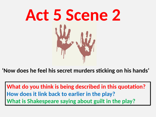 Act 5 Scene 2 Macbeth | Teaching Resources