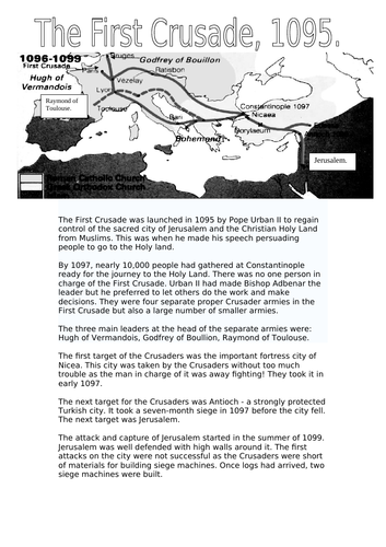 Persuading people to go on Crusade in the Middle Ages | Teaching Resources