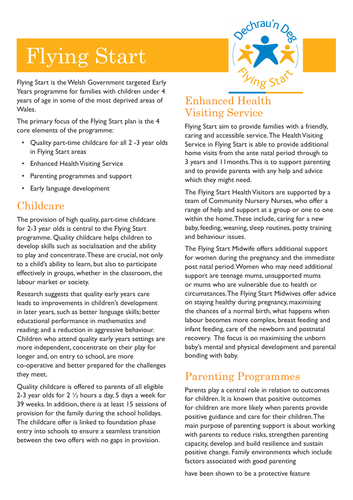 Government initiatives - Flying Start and The Active Offer | Teaching ...