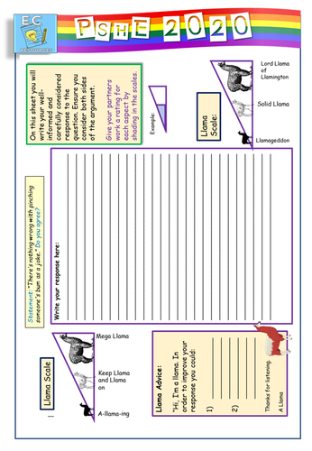 PSHE Workbook : Consent + Boundaries | Teaching Resources