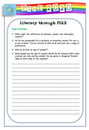 PSHE Workbook : Consent + Boundaries | Teaching Resources