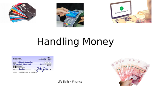 handling money today and how banks work | Teaching Resources