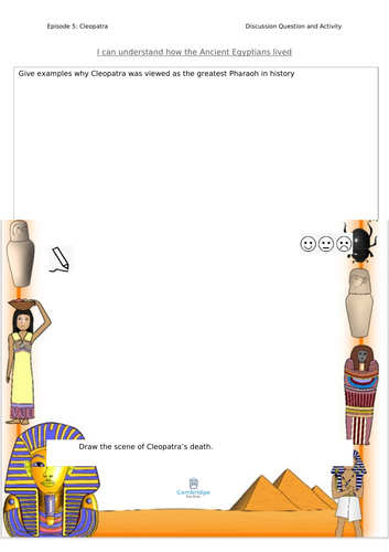 Cleopatra | Distance Learning | Audio & Comprehension Worksheets ...