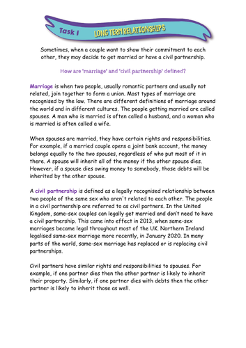 Family + Commitment PSHE | Teaching Resources