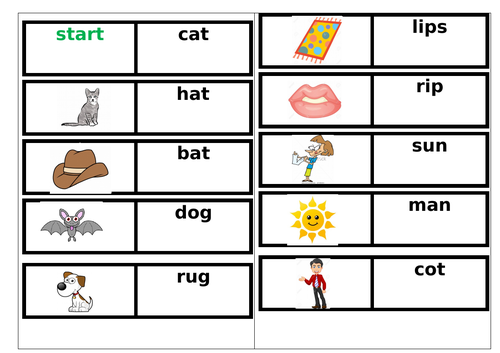 CVC Dominoes | Teaching Resources
