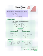 GCSE/IGCSE Similar Shapes Revision Sheet | Teaching Resources