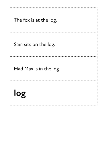 Make A Flip Book To Practise Reading Simple Sentences (3+) | Teaching ...