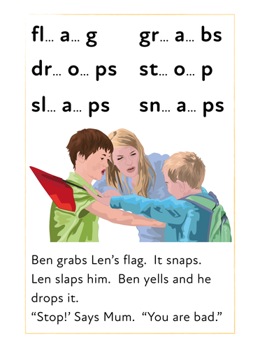 Blend Sounds Together To Make Words With Initial Consonant Blends (3 ...
