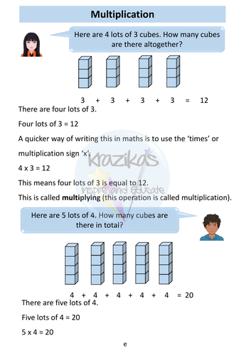 Multiplication Workbook - AQA Entry Level 2 Maths | Teaching Resources