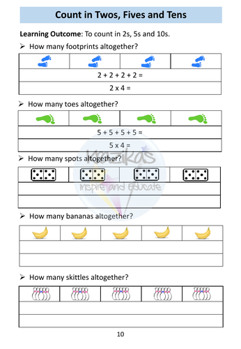 Multiplication Workbook - AQA Entry Level 2 Maths | Teaching Resources
