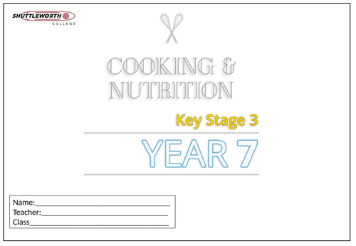 Year 7 Booklet (worksheets),success criteria, literacy aids, key words ...