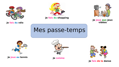 Mes passe-temps | Teaching Resources