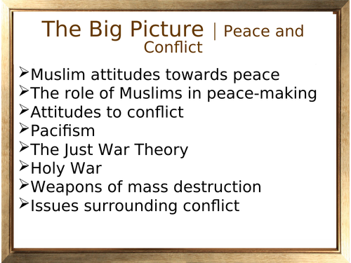 Edexcel GCSE (9-1) Religious Studies Spec B - Peace and Conflict ...