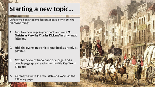 Full Scheme of Work: A Christmas Carol AQA GCSE | Teaching Resources