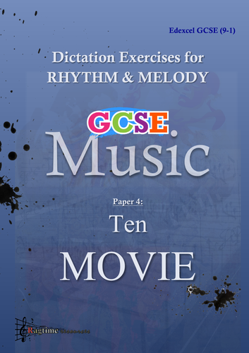 DICTATION - RHYTHM & MELODY PAPER #4 [FILM MUSIC] | Teaching Resources