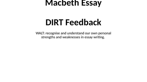 Full Scheme of Work: Macbeth AQA GCSE | Teaching Resources