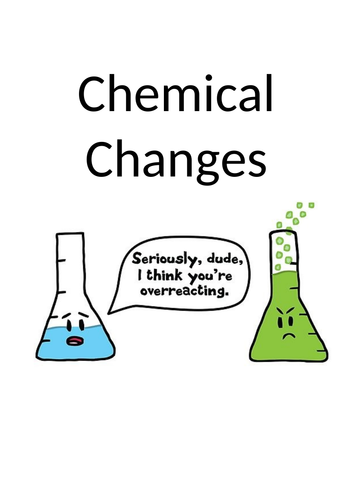 C5.4 Chemical Changes Complete Booklet - Electrolysis, acids ...