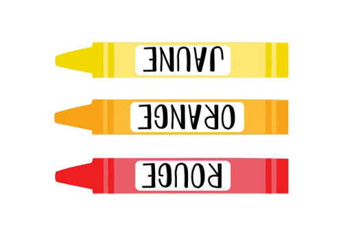 French - Coloured Crayons | Teaching Resources