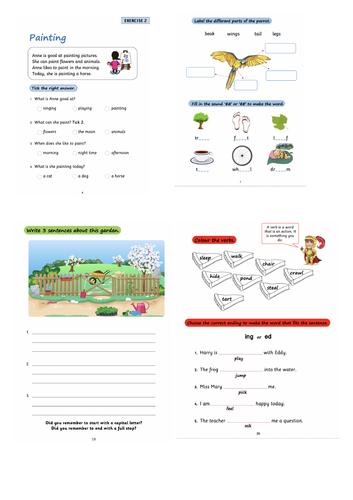 Year 1 English Workbook | Teaching Resources