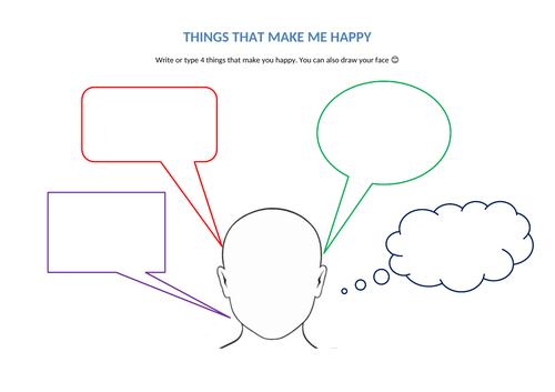 Things that make me happy | Teaching Resources