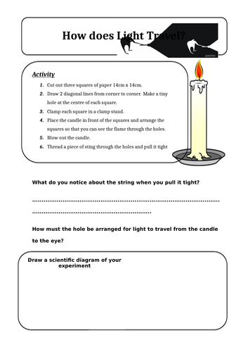 BEST Waves Lesson 1 - Light Rays | Teaching Resources