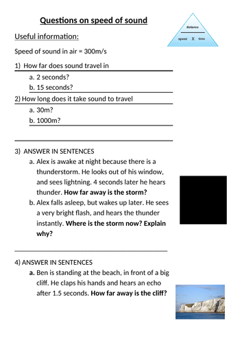 BEST Waves Lesson 7 - Speed of Sound | Teaching Resources