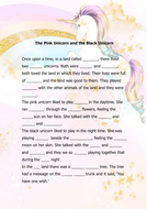 Unicorn story starter | Teaching Resources