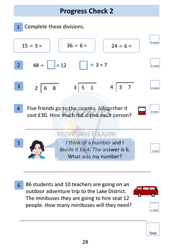 Division: AQA Entry Level 3 Maths | Teaching Resources