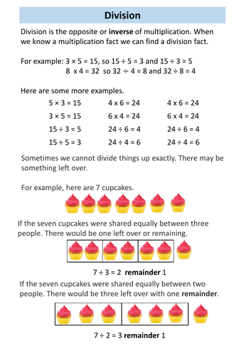 Division: AQA Entry Level 3 Maths | Teaching Resources
