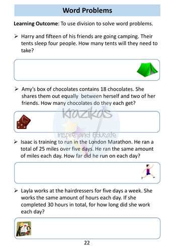 Division: AQA Entry Level 3 Maths | Teaching Resources