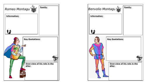 Romeo and Juliet Revision Cards | Teaching Resources