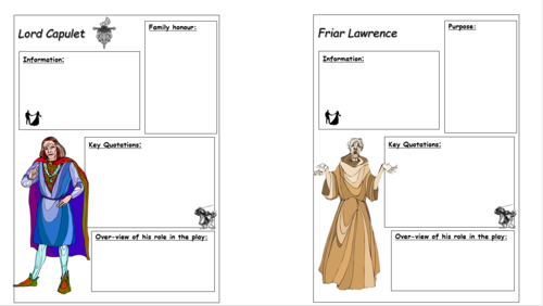 Romeo and Juliet Revision Cards | Teaching Resources