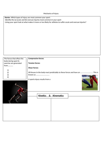BTEC Sports and Exercise Science Unit 15 Sports Injury and Assessment ...