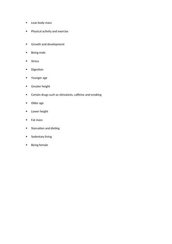 BTEC Sports and Exercise Science Unit 8 Specialised Fitness Training ...