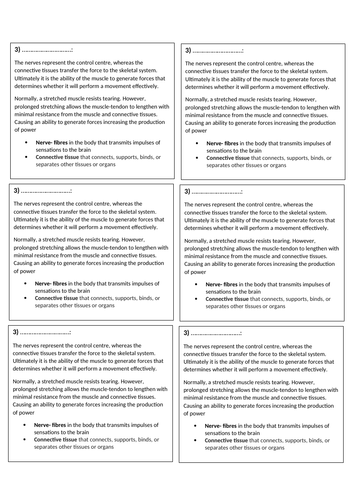 BTEC Sports and Exercise Science Unit 8 Specialised Fitness Training ...