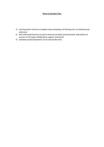 BTEC Sports and Exercise Science Unit 8 Specialised Fitness Training ...