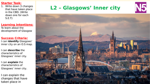 N5 Urban: Inner city | Teaching Resources