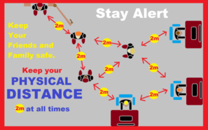 Social Distancing - Physical Distance 2m POSTER - autism-friendly ...