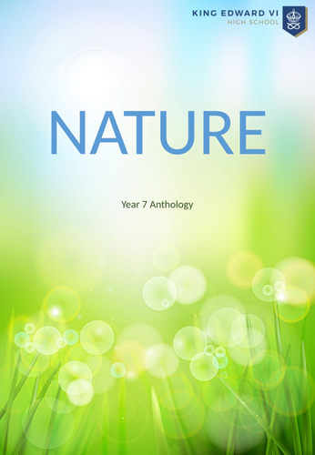 KS3 Nature Anthology - Introduction to Romantic poetry | Teaching Resources