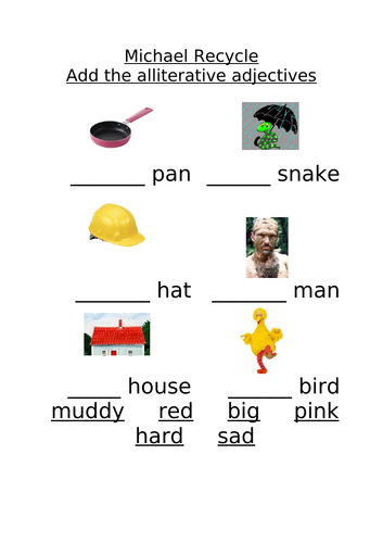 Michael Recycle Literacy Pack | Teaching Resources