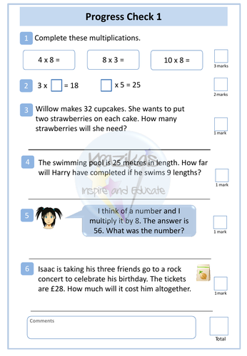 Multiplication: AQA Entry Level 3 Maths | Teaching Resources