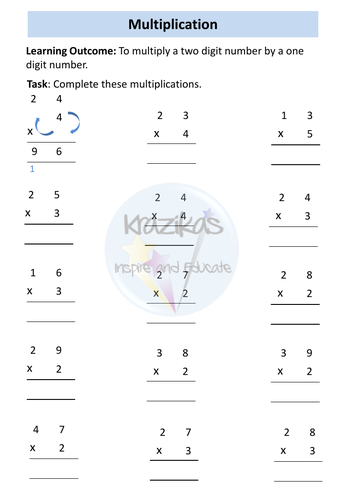 Multiplication: AQA Entry Level 3 Maths | Teaching Resources