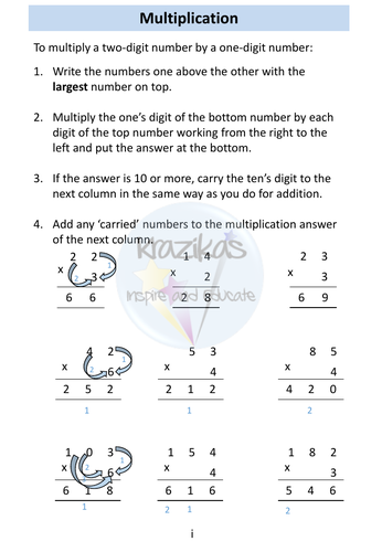 Multiplication: AQA Entry Level 3 Maths | Teaching Resources