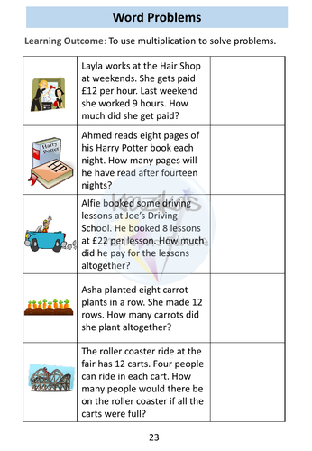 Multiplication: AQA Entry Level 3 Maths | Teaching Resources