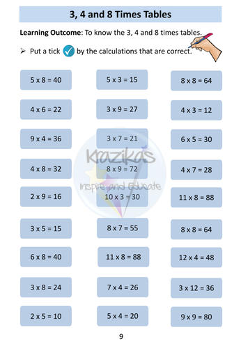 Multiplication: AQA Entry Level 3 Maths | Teaching Resources