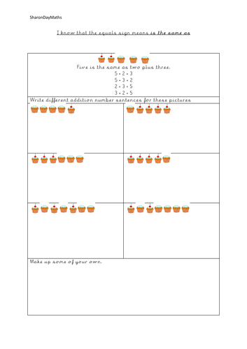Y1 maths worksheets for NCETM Spine materials | Teaching Resources